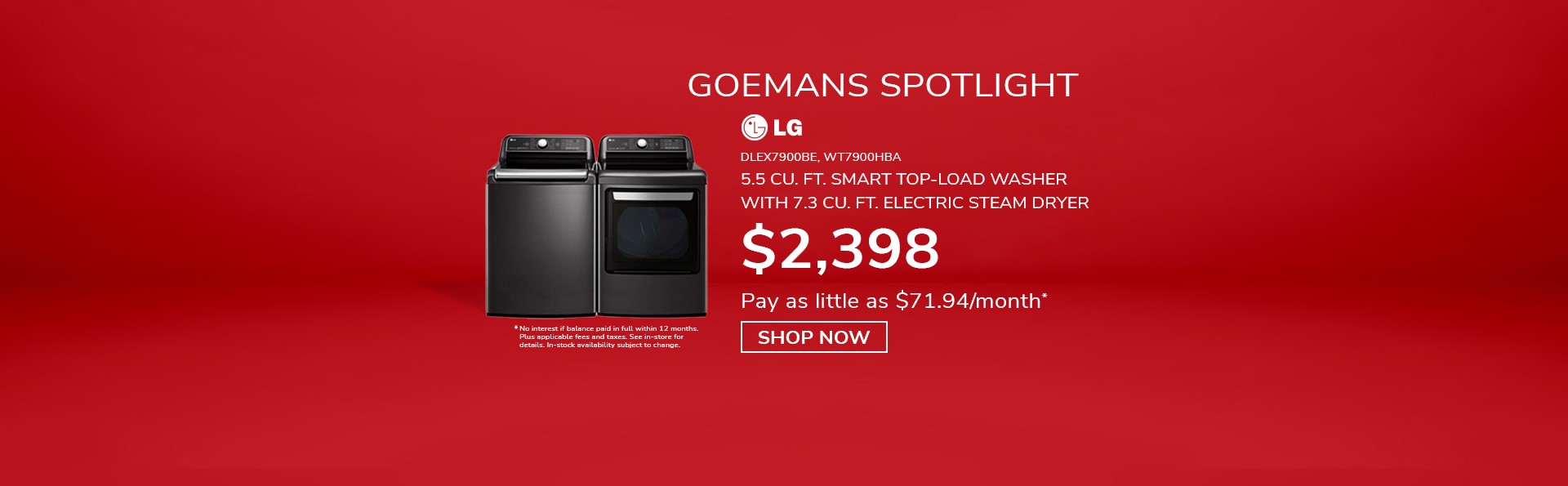 Goemans Homepage | Great Variety of Home Appliances with over 60 ...